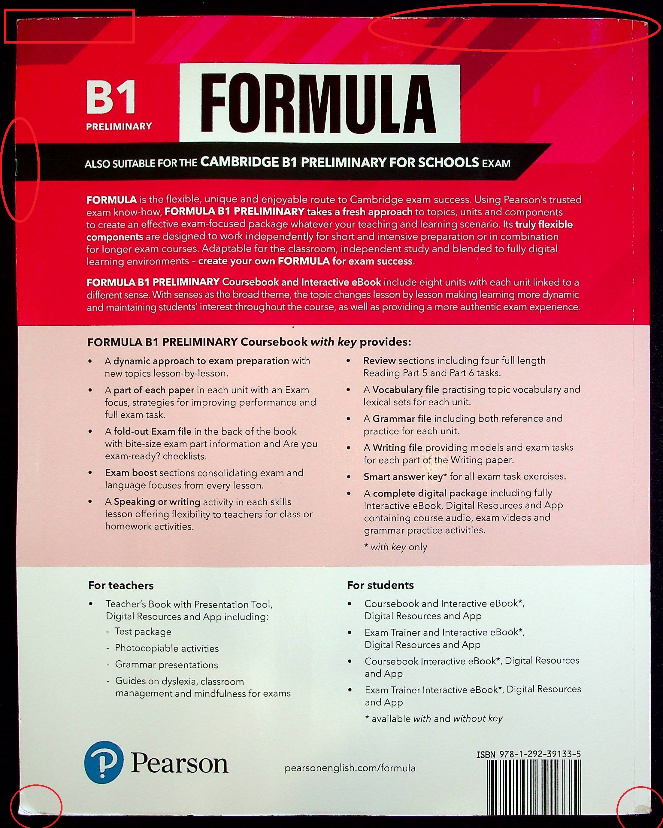Учебник Formula B1 Preliminary Coursebook УЦІНКА Старшая школа на ...