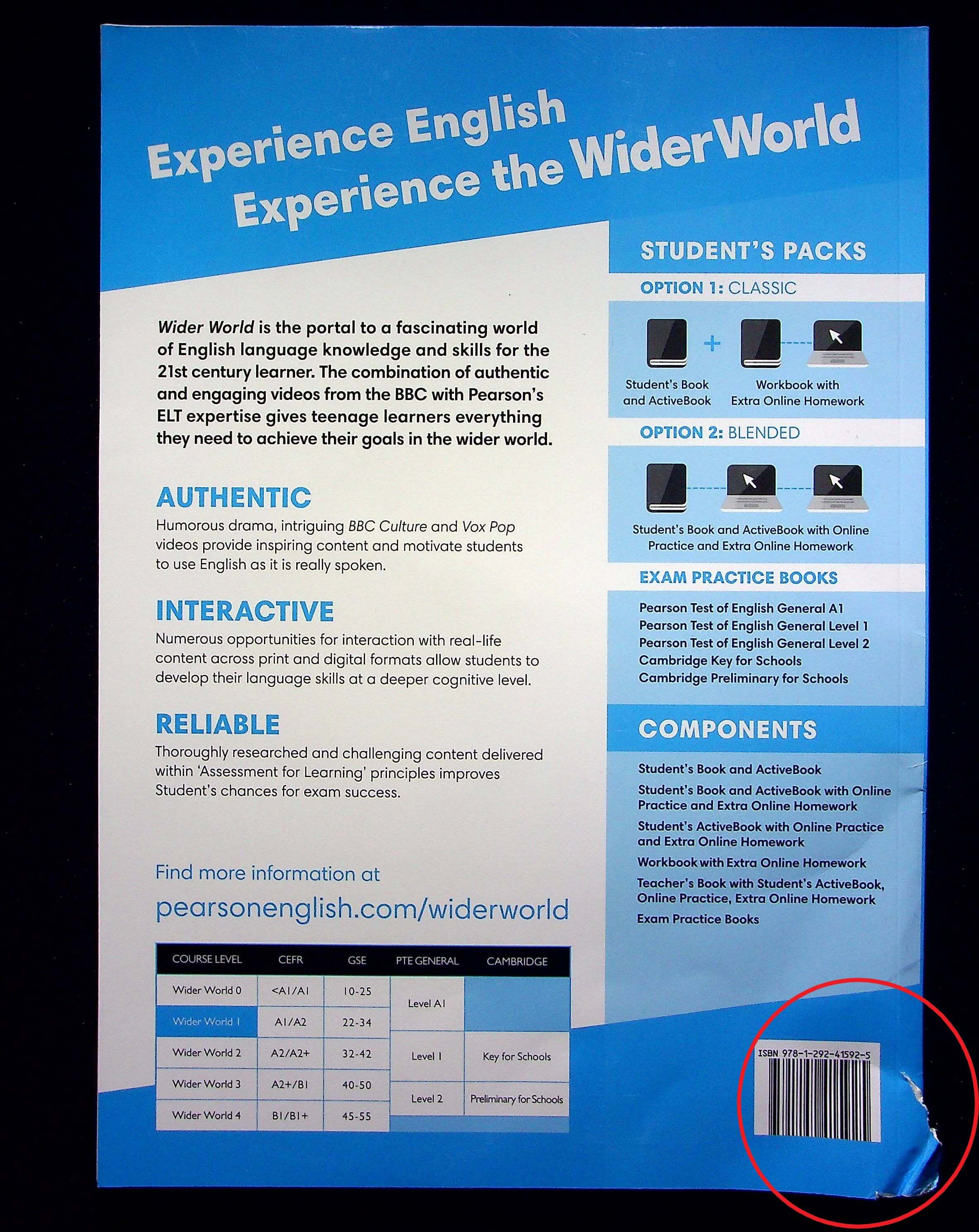 Wider World 1 Student's Book +Active Book - buy at the best price in ...